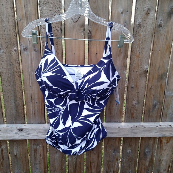 Anne Cole | Swim | New Anne Cole Hawaiian Structured Under Wire V Swim ...
